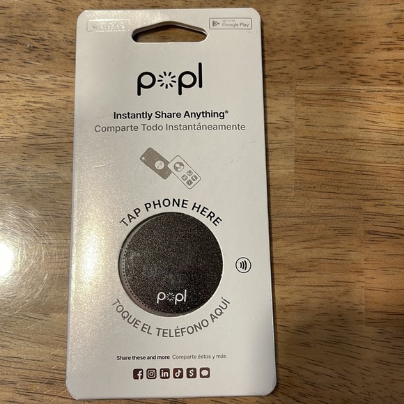 popl | Cell Phones & Accessories | Pop Digital Business Card | Poshmark